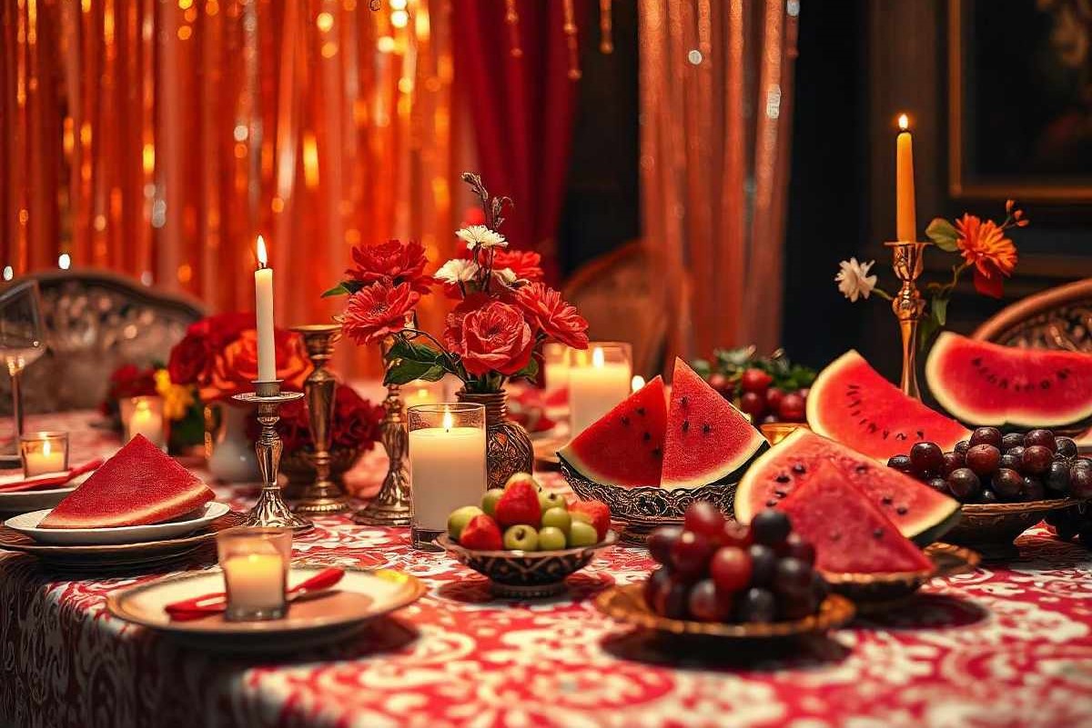 سفره شب یلدا رژیمی و به صرفه رو اینجوری بچین - زیبا ۳۶۰ - مجله زیبایی و ...